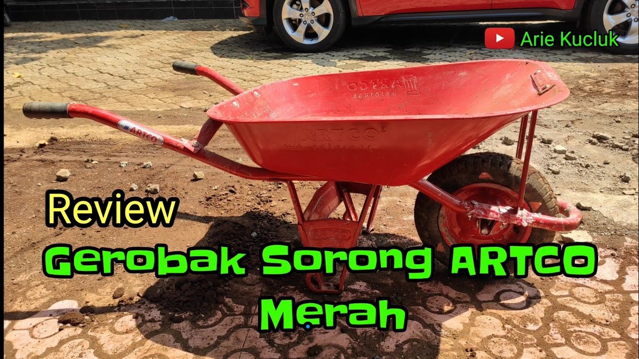 Gerobak sorong ARTCO Merah. Review #DiRumahAja #SamaSaya - YouTube