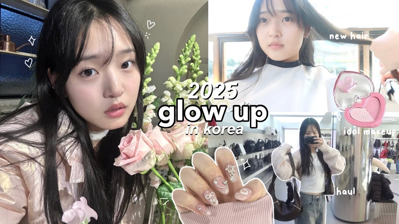 GLOW UP transformation in korea for 2025: idol makeup, new haircut ...