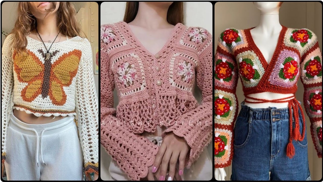 Outstanding Stylish Crochet Top New Designs - YouTube
