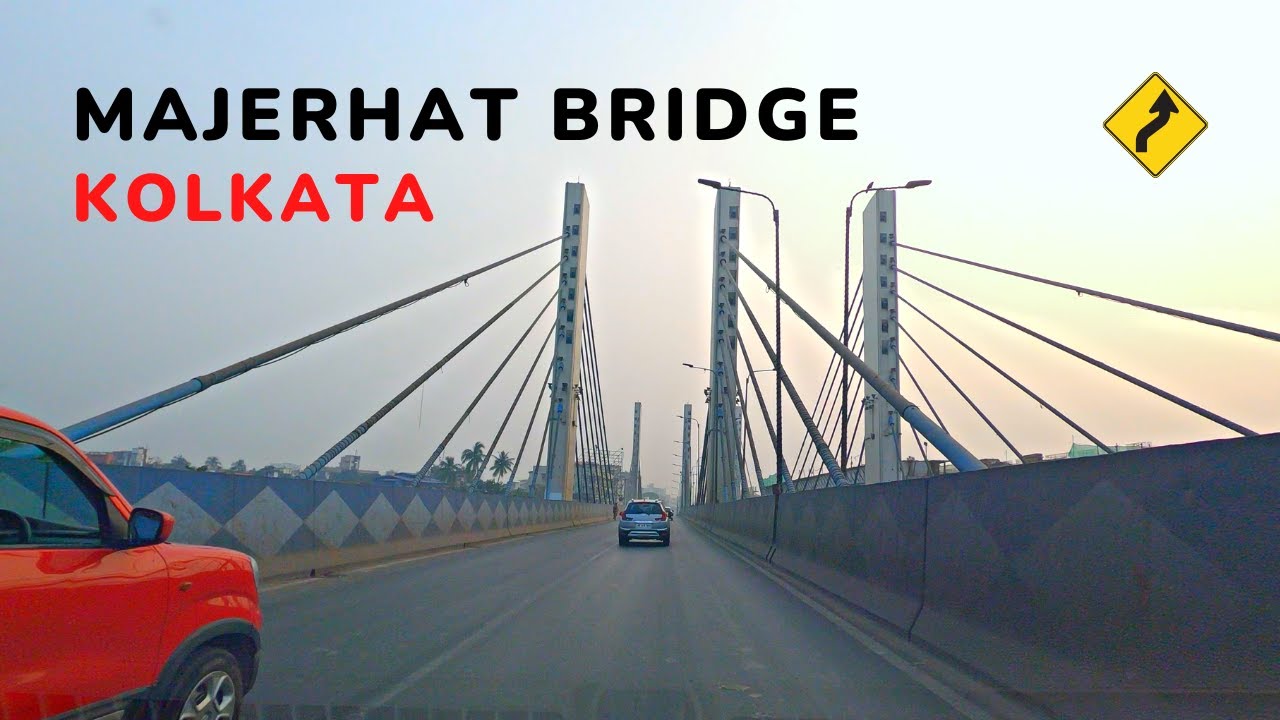 "Exploring the Majerhat Bridge: Jai Hind Setu" | Kolkata 4K Drive - YouTube