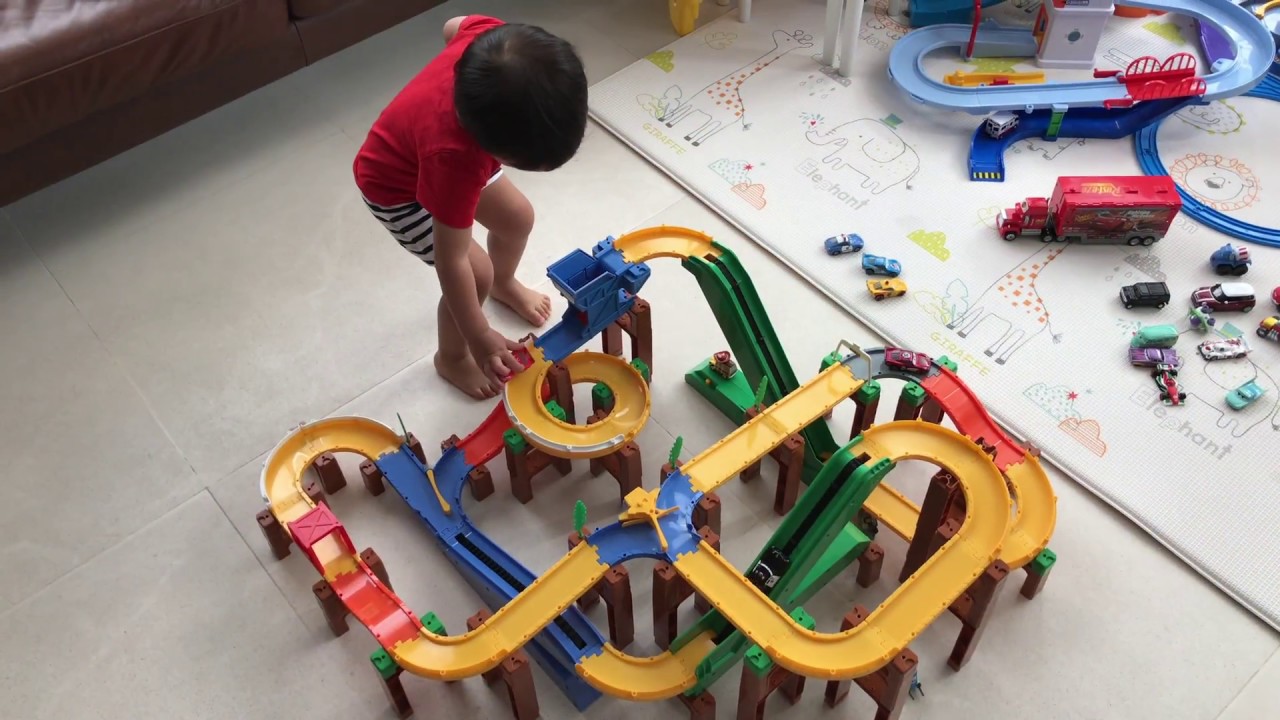 #03 Takara Tomy Tomica System Playset Custom Race Track | Disney Pixar ...