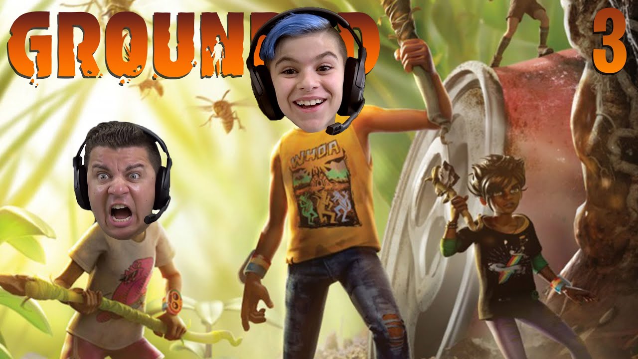 EXPLORING THE BACKYARD! Grounded Part 3 - YouTube