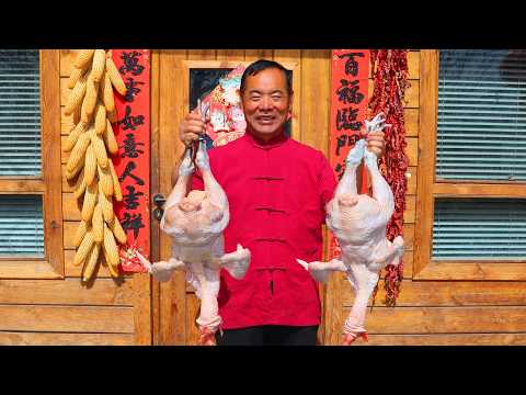 World Best Roast Chicken：Juice Burst in Mouth！Marinate And Roast Till Sizzling | Uncle Rural Gourmet