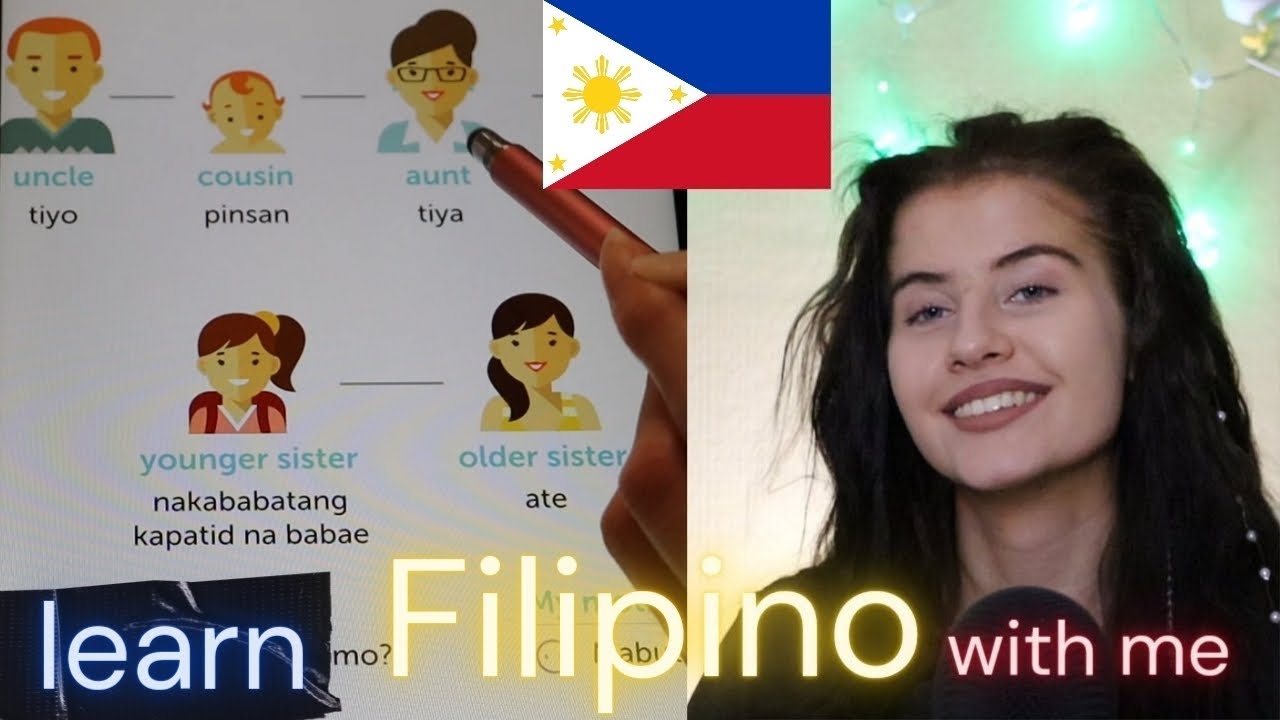 ASMR learn FILIPINO 🇵🇭 with me / I'm learning basic Filipino FOR THE ...