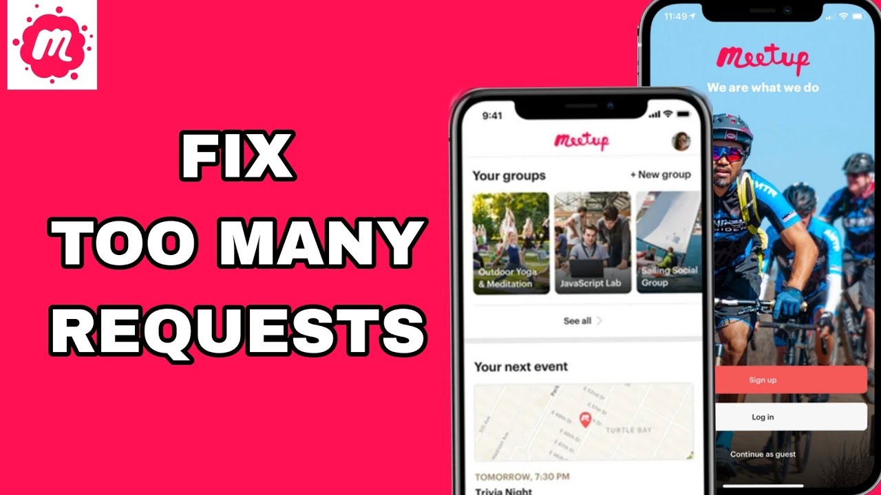 How To Fix And Solve Too Many Requests On Meetup App | Final Solution ...