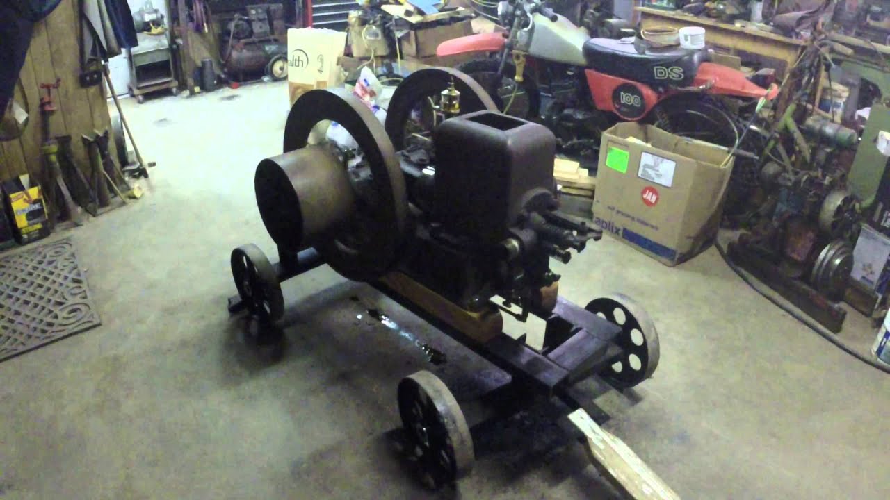 Unknown Nelson Brothers Hit and Miss Engine - YouTube
