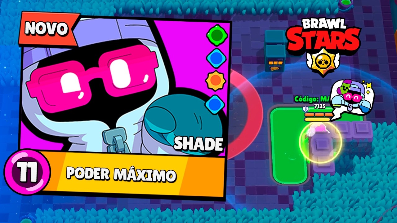 SHADE o NOVO BRAWLER que ATRAVESSA PAREDES 😱 - YouTube