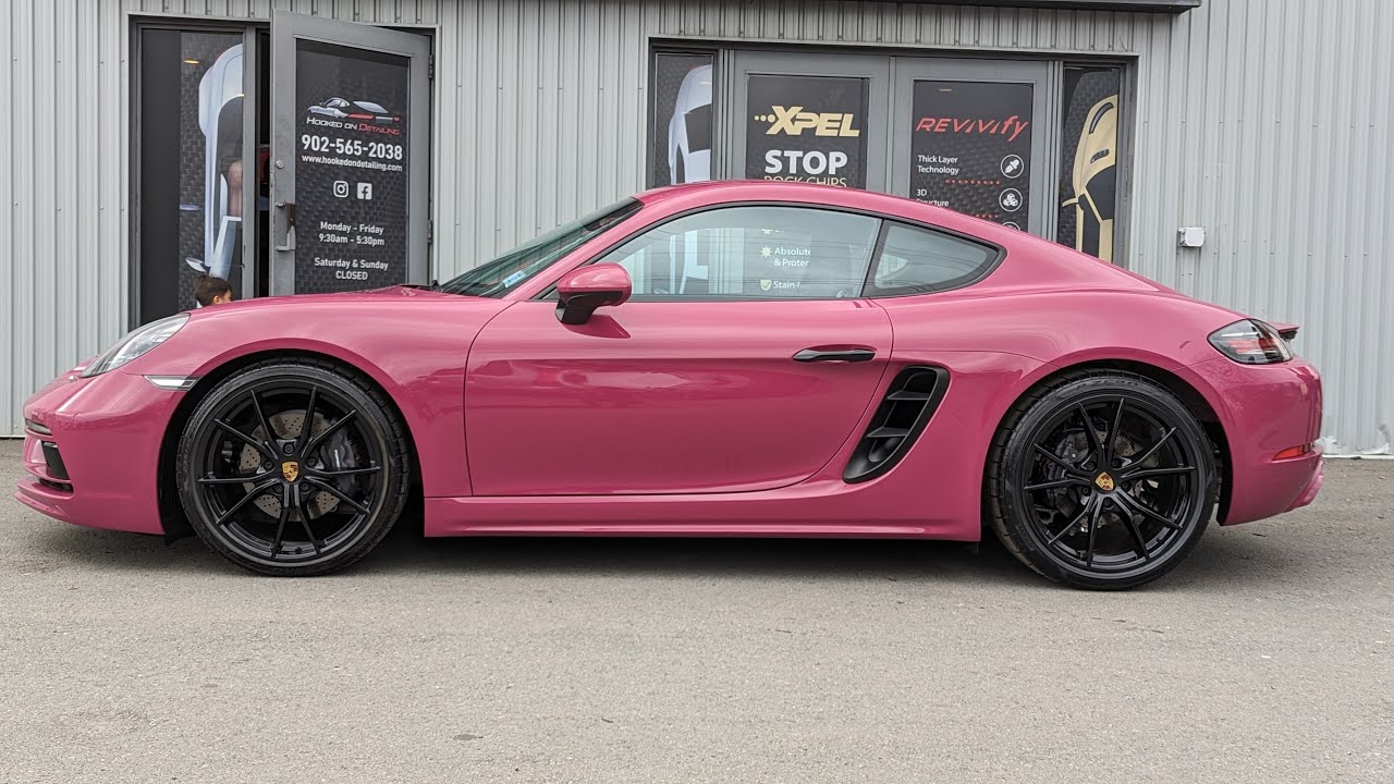 2024 Porsche 718 Cayman in Ruby Star Neo - YouTube