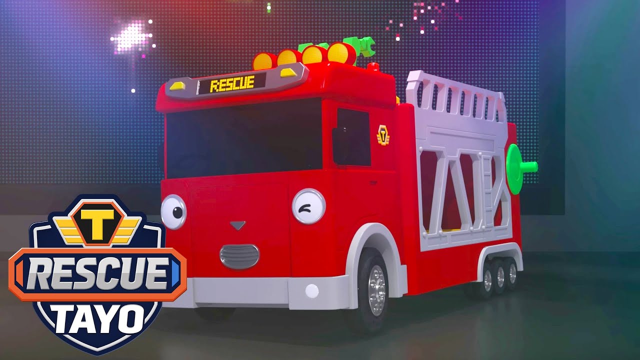 We are the Red Vehicles! | Brave Rescue Team | Tayo Rescue Team Song ...