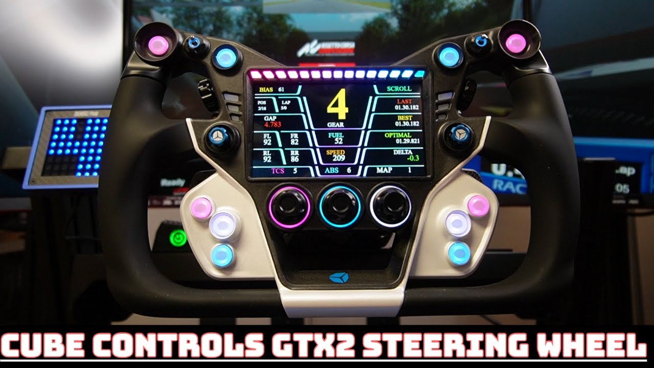 Cube Controls GTX2 Steering Wheel A-Z Review - YouTube