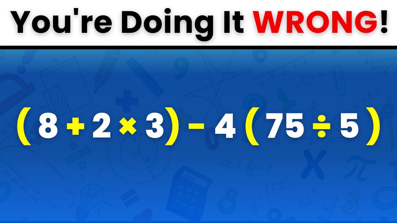 Most People Solve This WRONG — The REAL PEMDAS Rule Explained! - YouTube