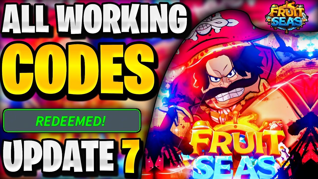 🔥*NEW* ALL WORKING UPDATE 7 CODES FOR FRUIT SEAS! ROBLOX FRUIT SEAS ...