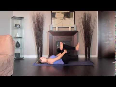 63 Yoga How To Lesson | Yoga thread the needle left - YouTube