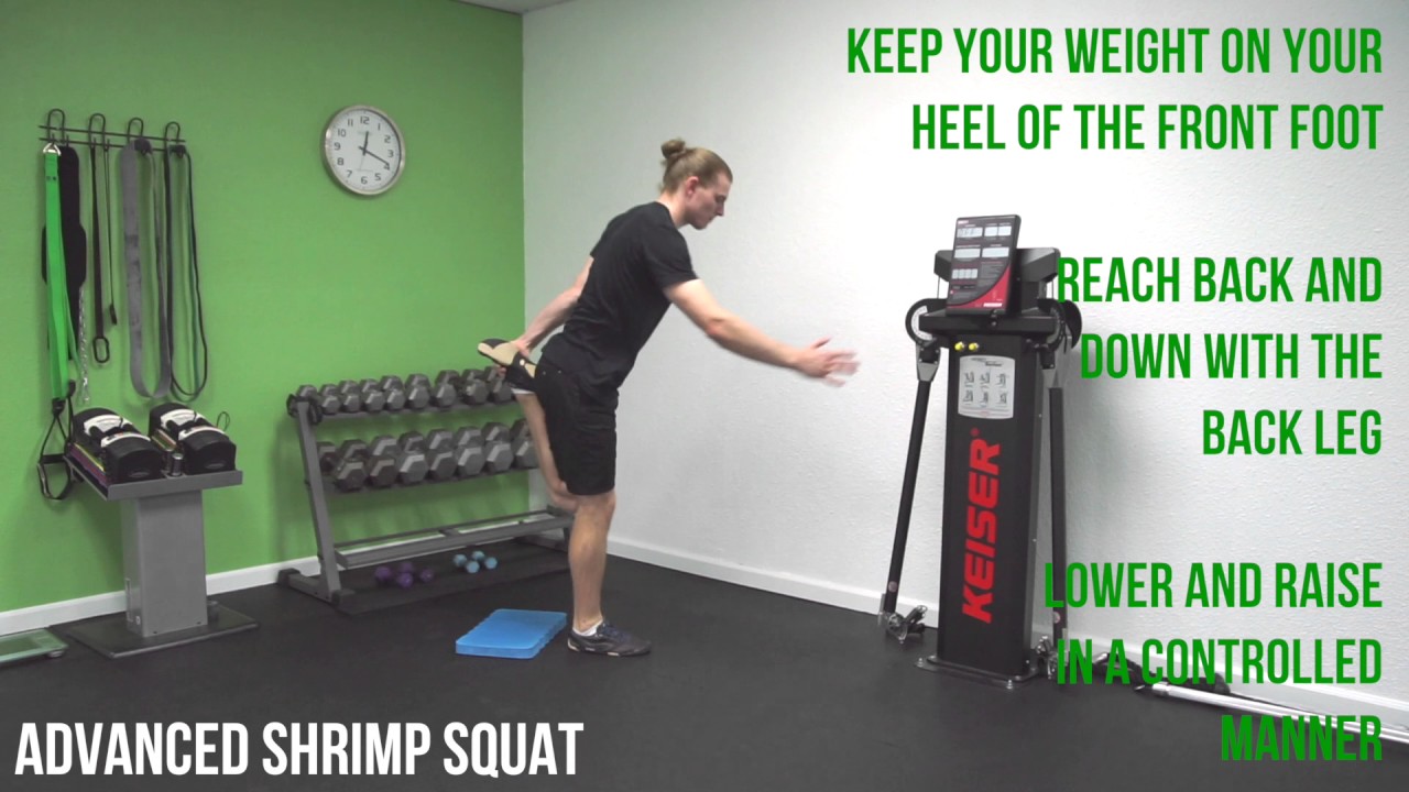 Advanced Shrimp Squat | Your Strength Coach | Your Strength Coach - YouTube