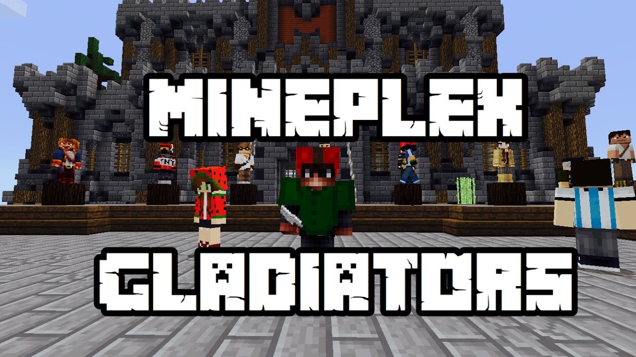 MCPE: Mineplex Gladiators~My Sword Glitched!?!?! - YouTube
