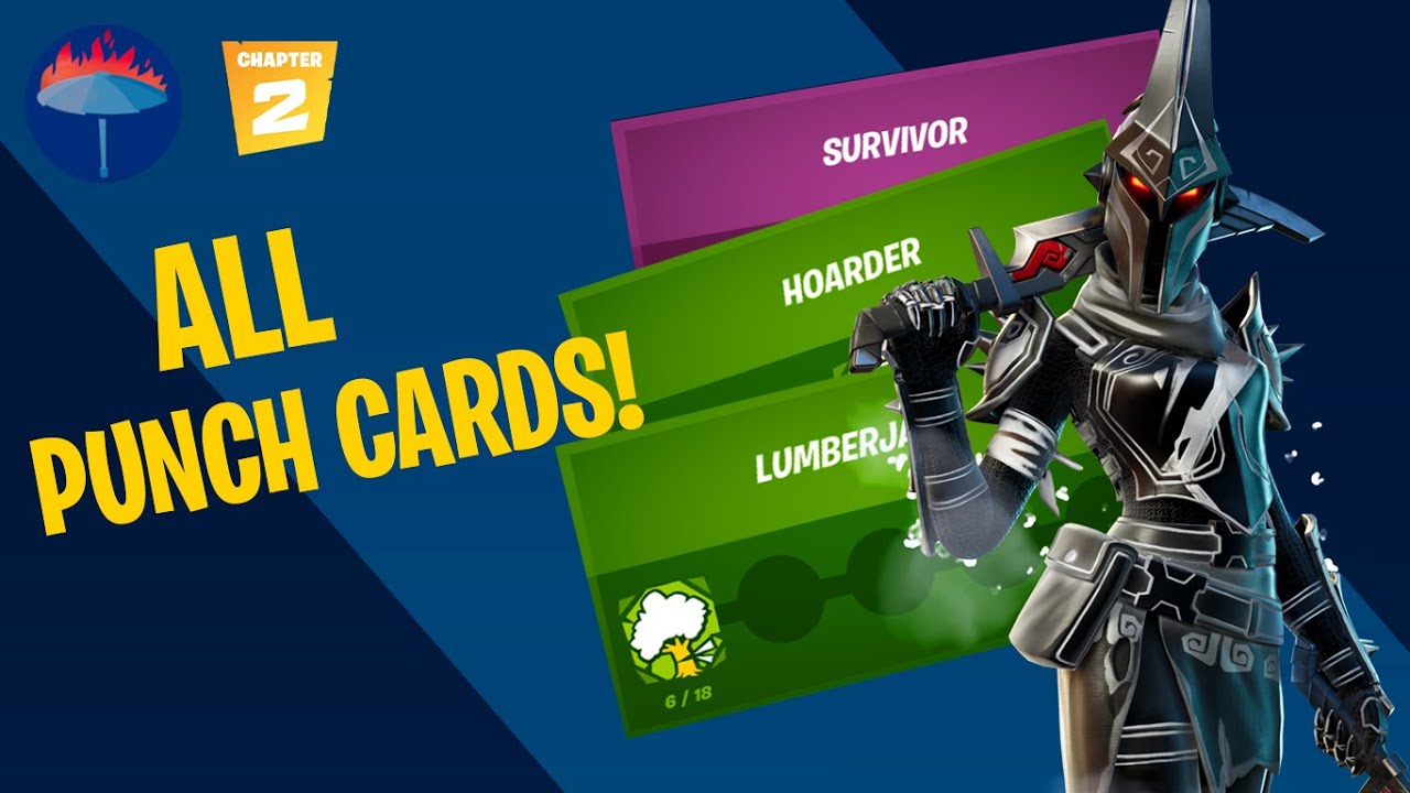 How to FINISH EVERY PUNCH CARD in Season 3! FULL LIST of Punch Card ...