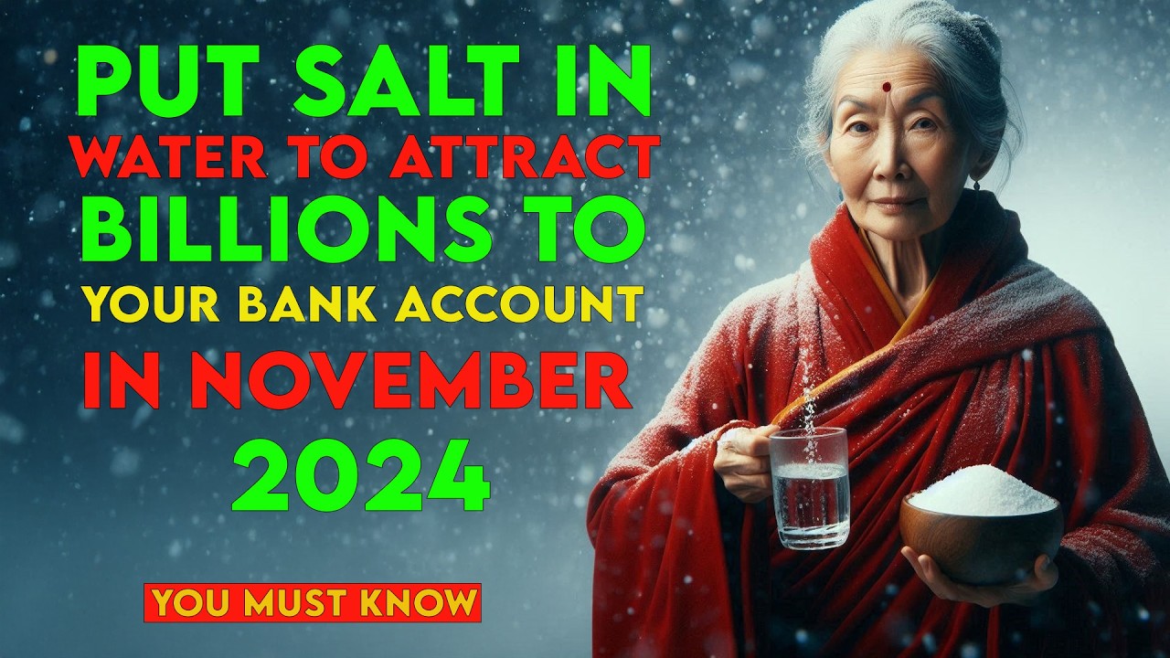 SALT WATER Rituals That Will CHANGE Your LIFE Forever | Buddhism wisdom ...