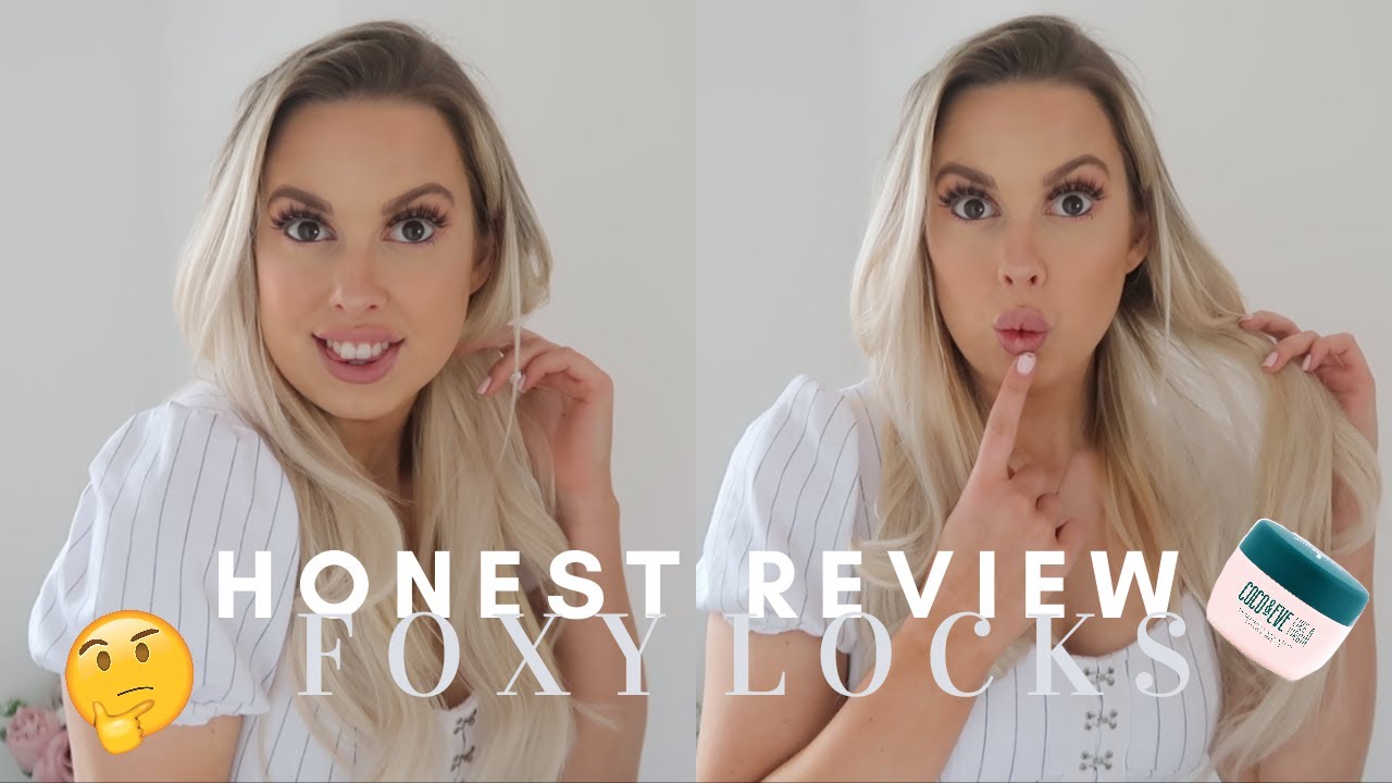 HONEST FOXY LOCKS HAIR EXTENSIONS REVIEW AND TRY ON | Testing COCO ...