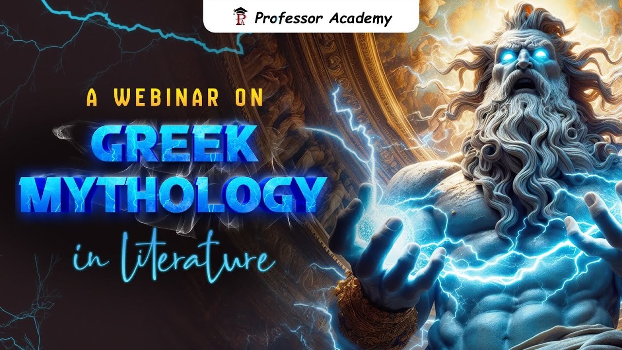 Free Webinar on Greek Mythology in Literature | Professor Academy - YouTube