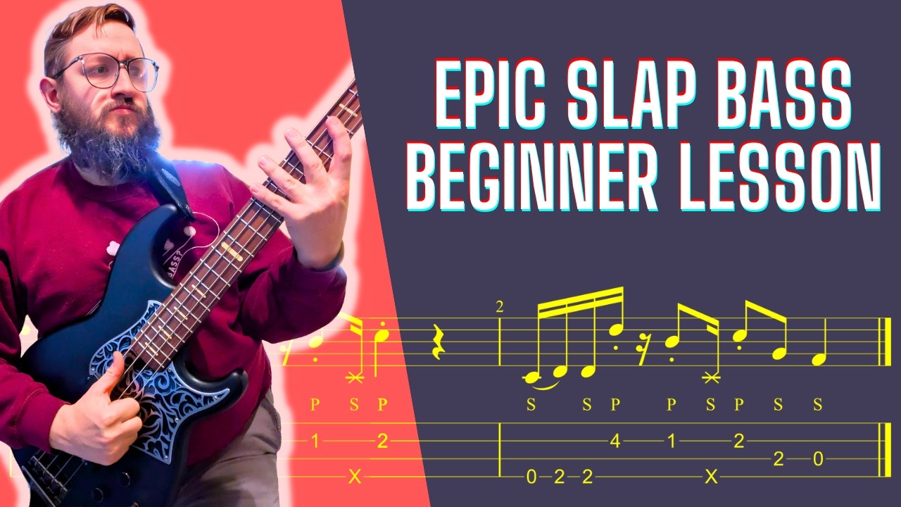Learn This Groovy Basic(ish) Slap Bass Riff NOW! - YouTube