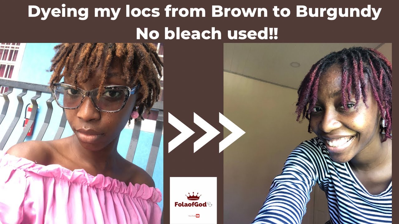 No bleach used!!! Brown to Burgundy- Adore (85) Burgundy bliss - YouTube
