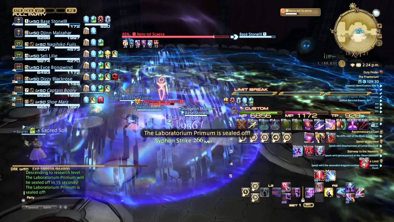 FINAL FANTASY XIV: The Praetorium Dark Knight PoV - YouTube