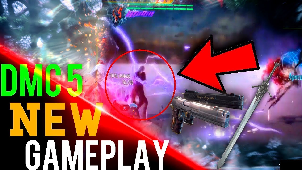 DMC 5 ALL New Dante showcase Royal Guard, Trickster, Sword Master plus ...