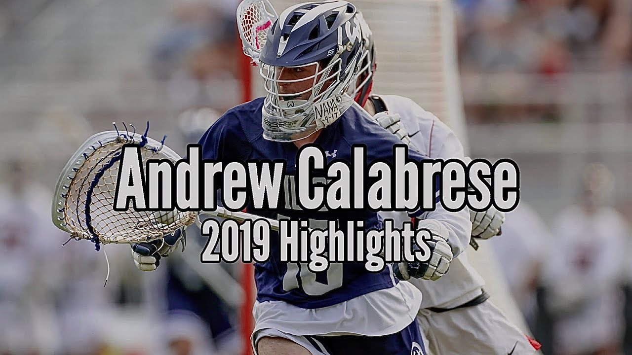 Andrew Calabrese (Navy ‘24) 2019 Lacrosse Highlights | CT Player of the ...