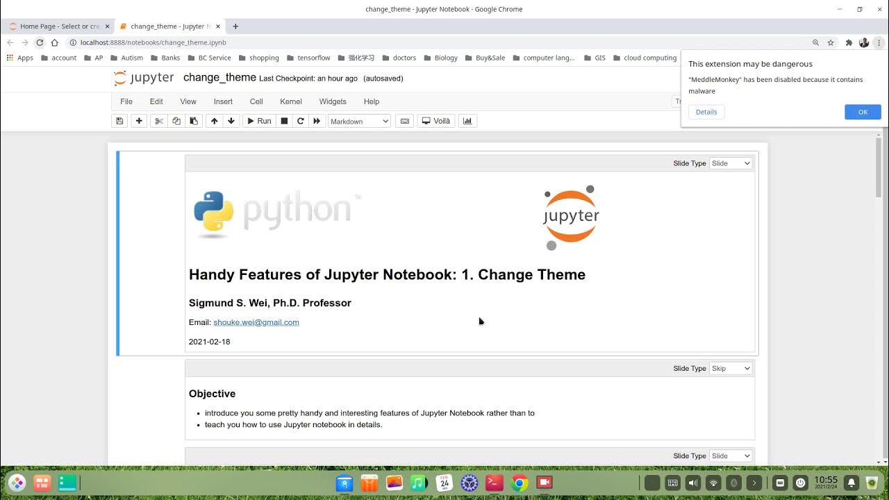 How to Change Themes of Jupyter Notebook - YouTube