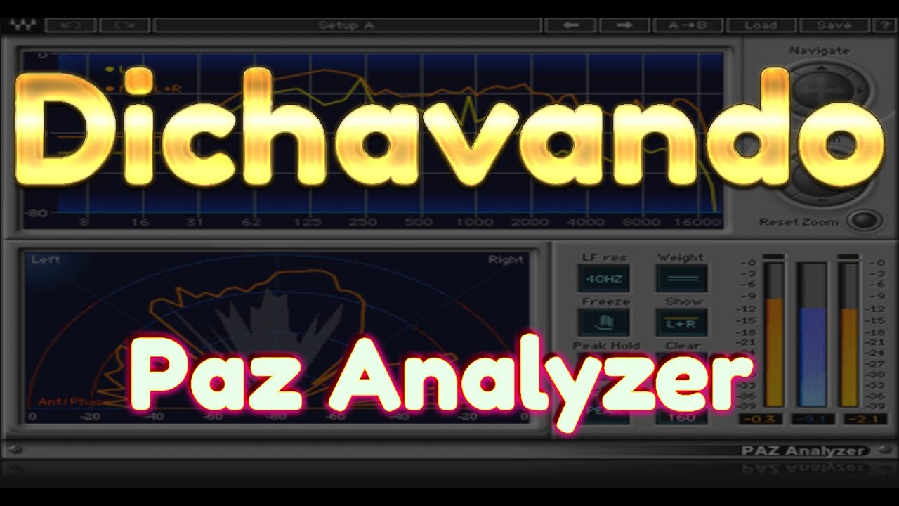 PAZ ANALYZER WAVES - COMO USAR ESSE PLUGIN - YouTube