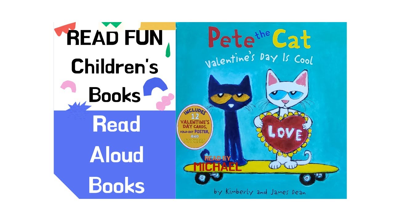 Pete the Cat books read along Valentine's Day books read along kids ...
