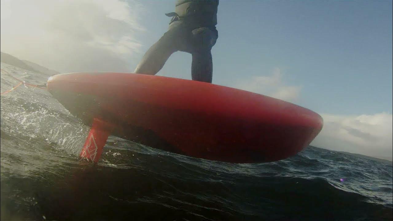 Winging it - Learning to wing foil Session 75 - The best bits - YouTube