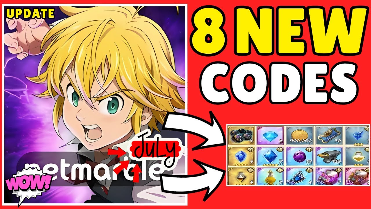 💥July Codes💥7DS Grand Cross Codes | Seven Deadly Sins: Grand Cross ...