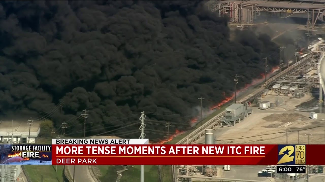 New fire and smoke at ITC - YouTube