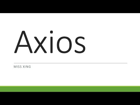 21. React 18 with TypeScript - Axios: a promise-based HTTP Client for ...