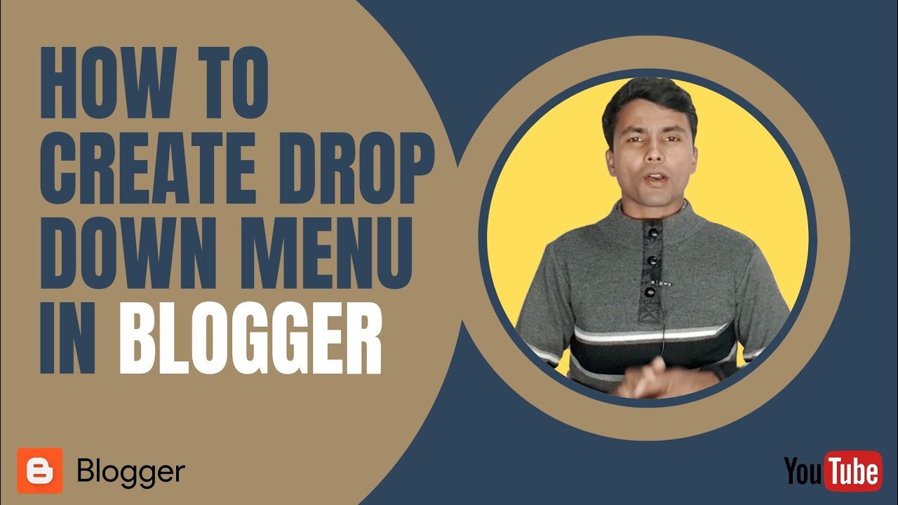 How To Create Dropdown Menu In Blogger YouTube How To Create Dropdown Menu In Blogger YouTube