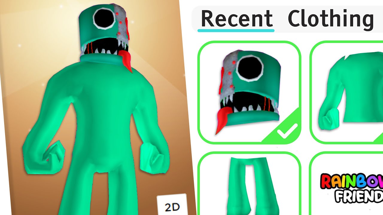 How To MAKE ANIMATRONIC GREEN From Rainbow Friends In Roblox - YouTube