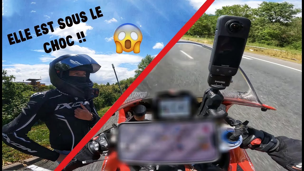 Elle part en enfer avec la Panigale v4s 😈 ! Elle est choquée ! 💓😍 - YouTube