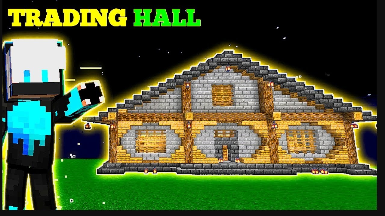I made a trading hall in my world. Automatic trading hall in Minecraft ...