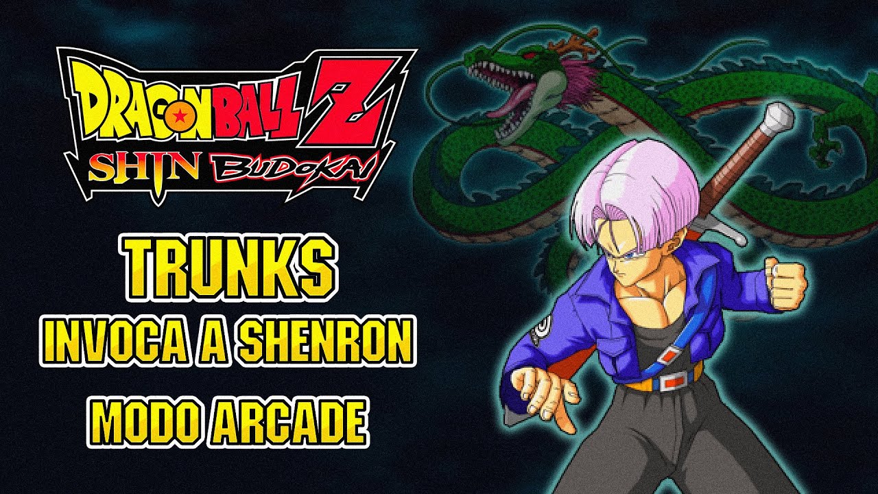 Trunks invoca a Shenron - Modo Arcade | Dragon Ball Z: Shin Budokai ...
