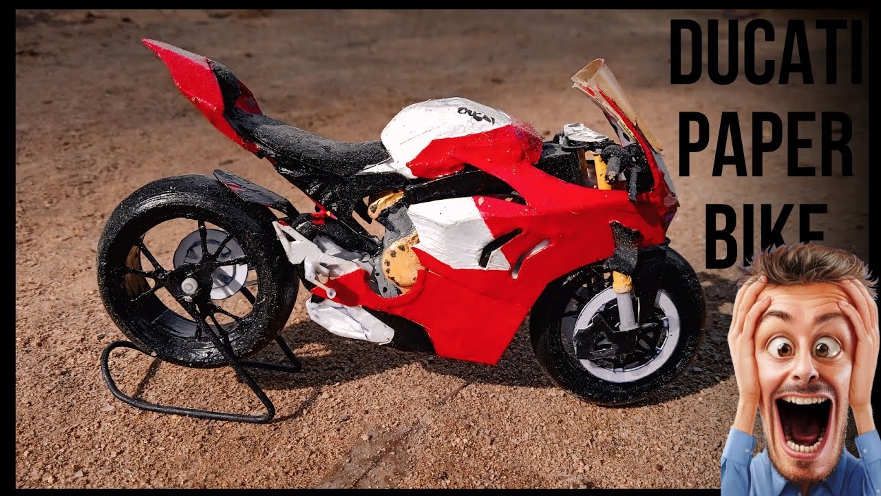 DUCATI PANIGALE v4 - How to making for bike paper and cardboard - YouTube