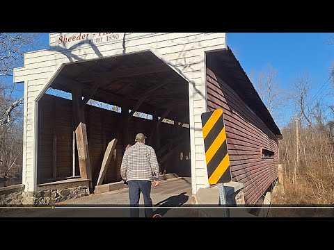 Sheeder-Hall Covered Bridge - YouTube