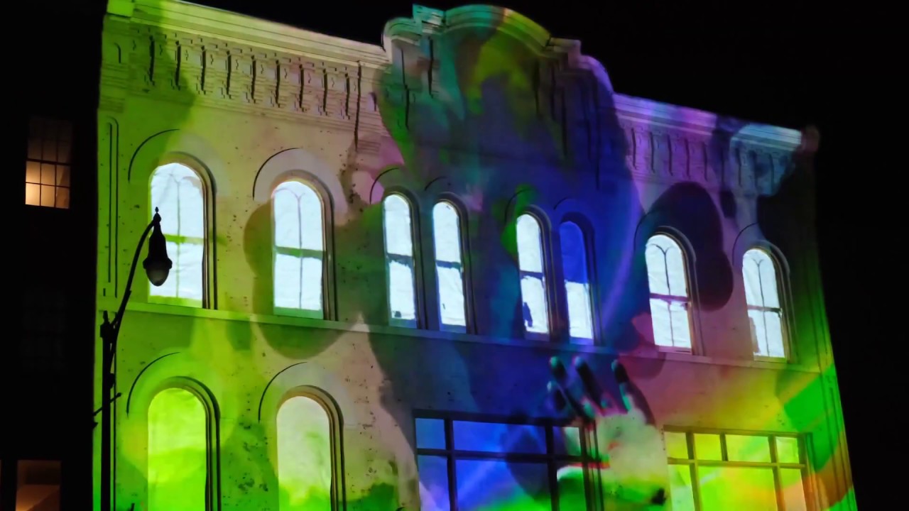 LUMA FESTIVAL BUILDING PROJECTION MAPPING - YouTube