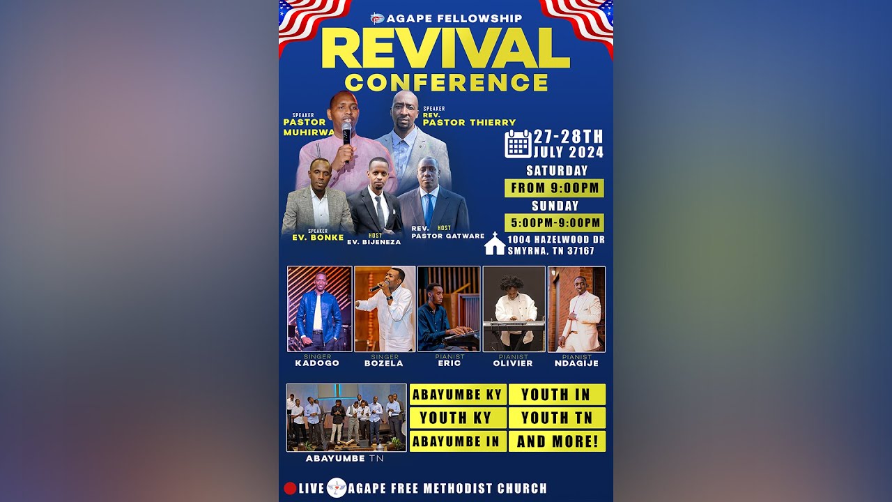 🔴 REVIVAL CONFERENCE | Agape Free Methodist Church - YouTube
