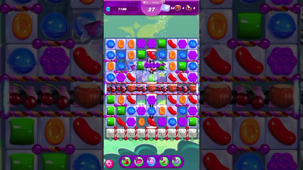 Candy crush saga Level 4963 - YouTube