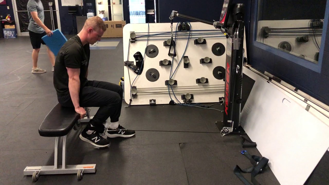Band/Cable Sitting SL ISO Hamstring Curl - YouTube