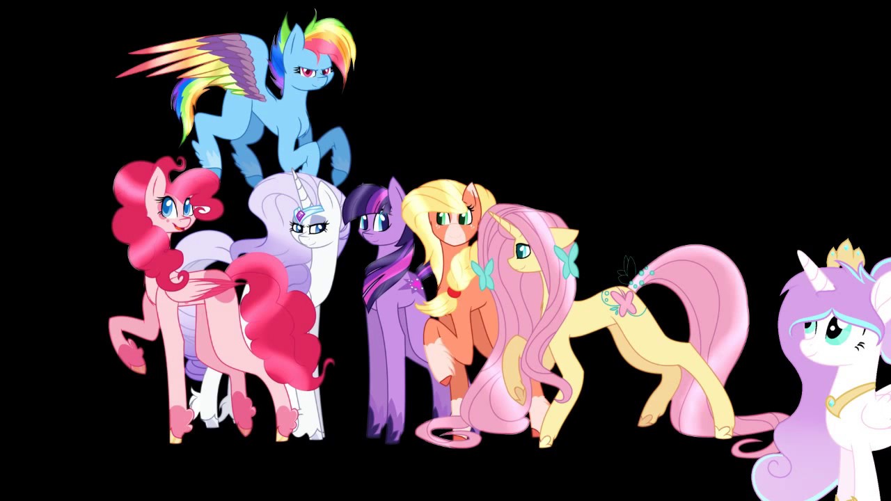 Mlp Speedpaint-Mane 6 Generation 5 - YouTube