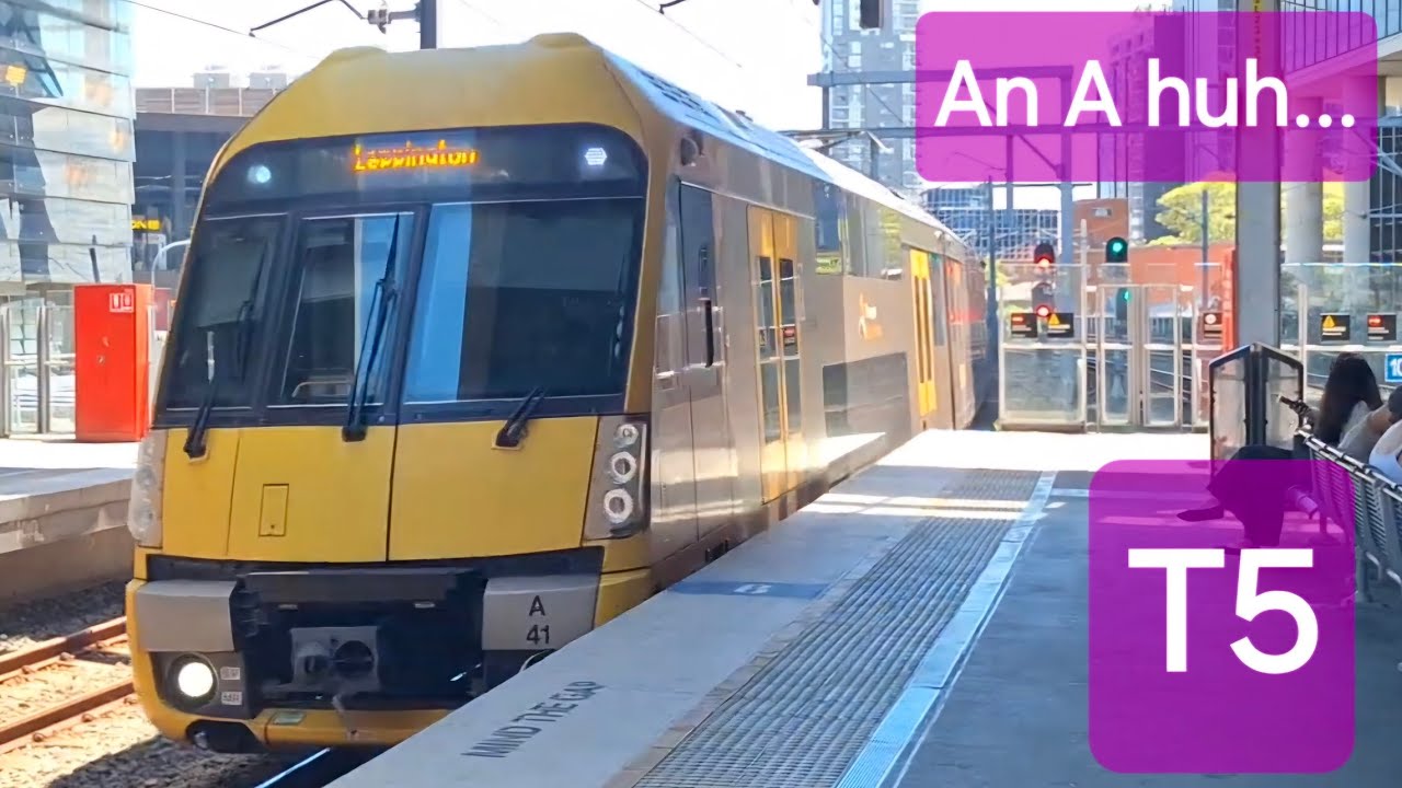 [A Unique Turn] Sydney Trains T5 A-Train journey from Parramatta to ...