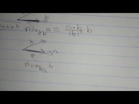 Scalar and vector projections - YouTube