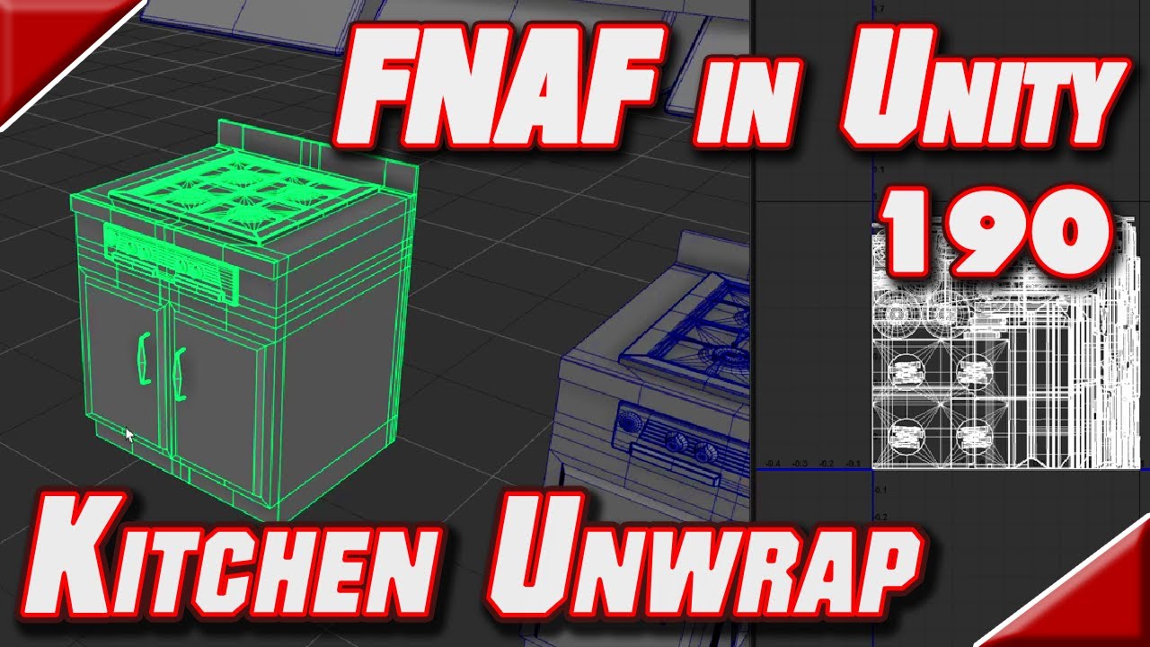 FNAF VR in Unity - 190 - Kitchen Unwrap - YouTube
